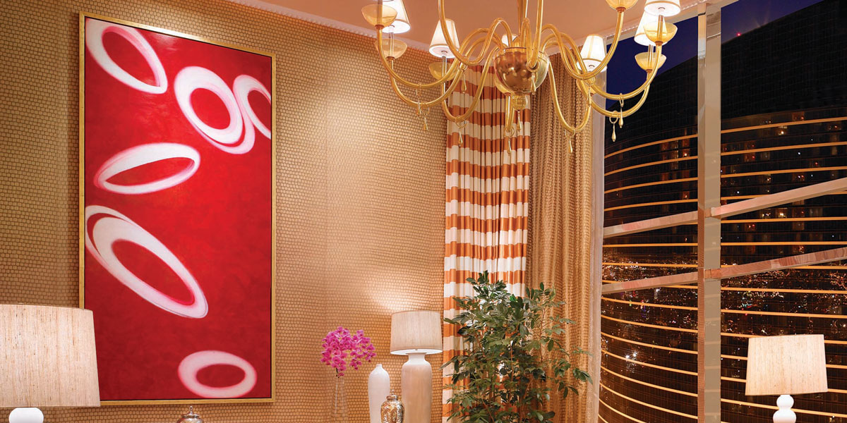 Mural art at Wynn Resorts - Evans & Brown